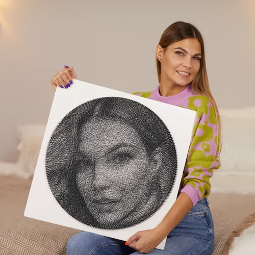 Photo String Art - Create Beautiful String Art from Photos